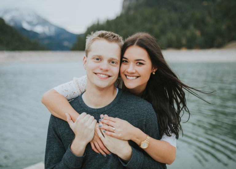Utah Fall Mountain Engagements | Olivia & Hyrum | Katelyn Bell